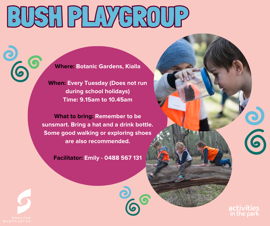 Bush Playgroup - Activities in the Park